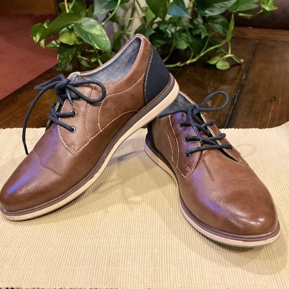 Max & Jake | Shoes | Mens Size 7 Brown Oliver Laceup Oxfords Abba ...